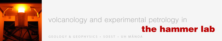 Volcanology and Experimental Petrology in the Hammer Lab | Current ...